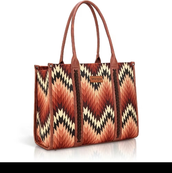 Wrangler | Bags | Wrangler 224 Fall Outfits Everything Tote Bag Brown ...